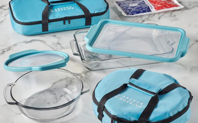 Anchor Hocking 8-Piece Bakeware Set $34 Shipped | Free Stuff Finder
