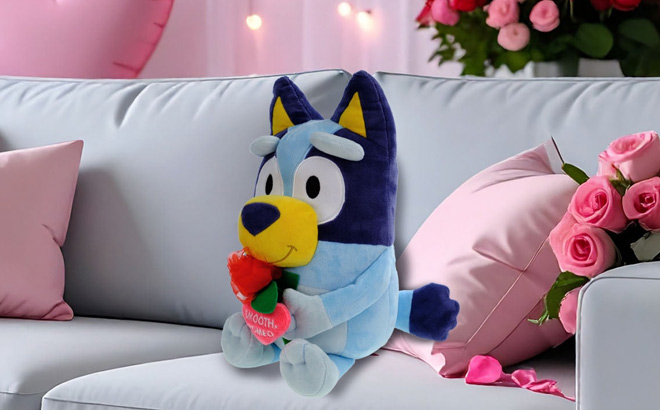 Valentine’s Day Large Bluey Plush $16 at Walmart | Free Stuff Finder