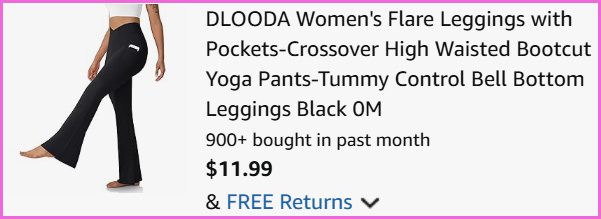 Yoga Pants $11.99 (Reg $20) at Amazon | Free Stuff Finder